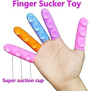 Fidget Toys,5PCS Squid Sucker Toys Finger Sucker Toys for Kids and Adults Anxiety Relief ADHD Autism Decompression Christmas Stuffing Gift Classroom Gift