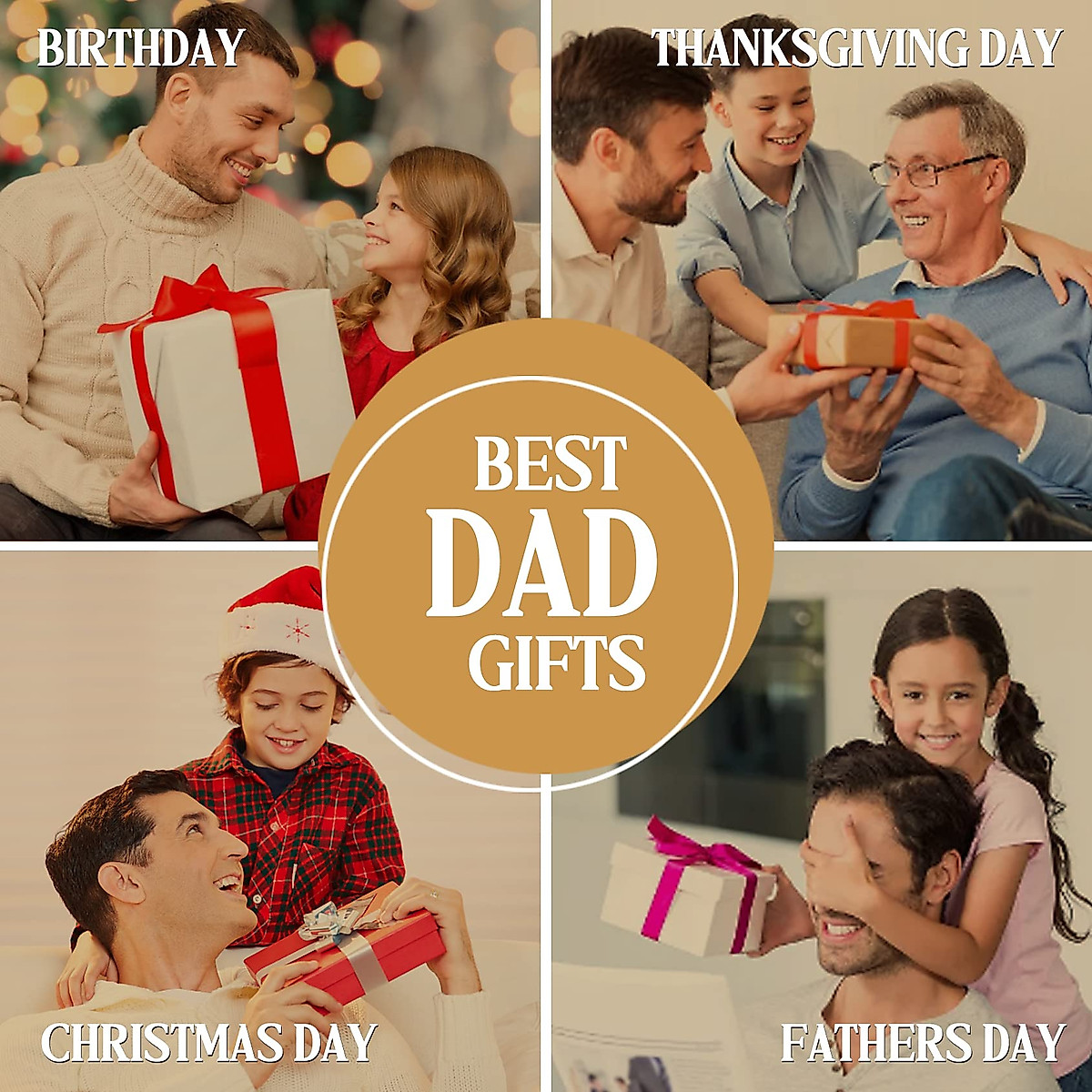 OOPERAY Gifts for Dad, Tumbler 17oz, Fathers Day Dad Gifts from Daughter Son, Birthday Christmas Stocking Stuffers Gifts for Dad, Dad Gifts from Kids