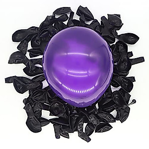 Dark Purple Balloon Arch Garland Kit-Light Purple Balloon Metallic Purple Balloon 134Pcs for Gender Reveal,Birthday,Wedding,Graduation,Christmas and Halloween Party Decoration.