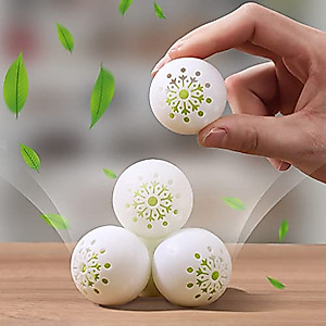 INOOMP Neutralizing Odor Balls 18pcs Sneaker Deodorizer Balls Foot Odor Eliminator Gym Bags Lockers Air Purifying Bags Car Air Fresheners for Shoes Wardrobe Closet Sneaker Smell Balls