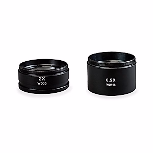 Vision VS-3FZ-IFR07-5N Trinocular Zoom Stereo Microscope | 10x WF Eyepiece |0.7X—4.5X Zoom Range, 3.5X—90x Magnification, 0.5X & 2X Barlow Lens |144-LED Ring Light W Control, 5.0MP Digital Camera