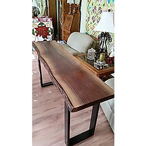 Metal Table Legs, Rectangular Style - Any Size and Color