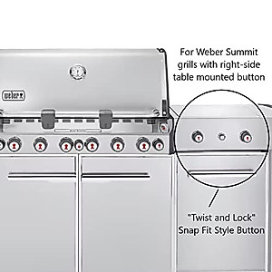 Weber 81316 1.5" Twist and Lock Ignition Module Button