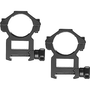 Barska AI13186 High 1" Weaver Style Hq Rings,Black