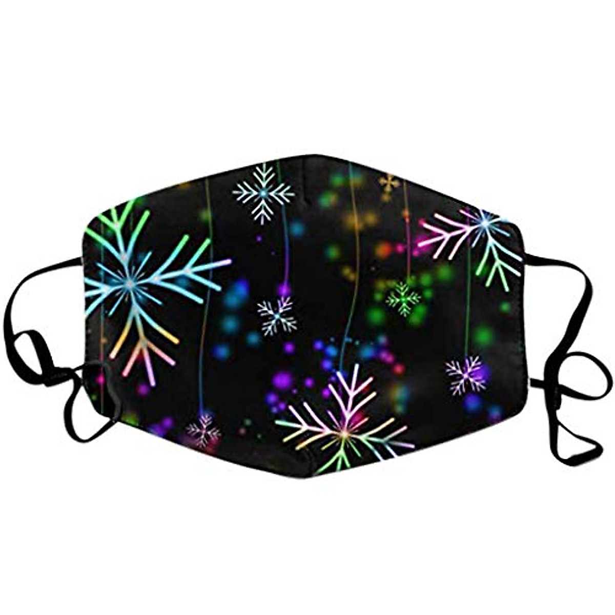 PENATE 4PCS Adult Children Washable Christmas Prints Facemasks Family Set -Filter Can Be Placed-Ship from U.S.