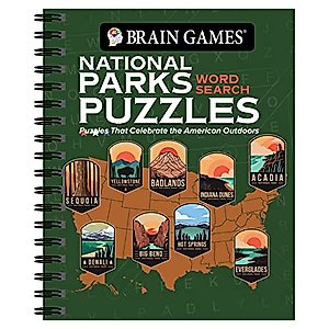 Brain Games - National Parks Word Search Puzzles: Puzzles That Celebrate the American Outdoors