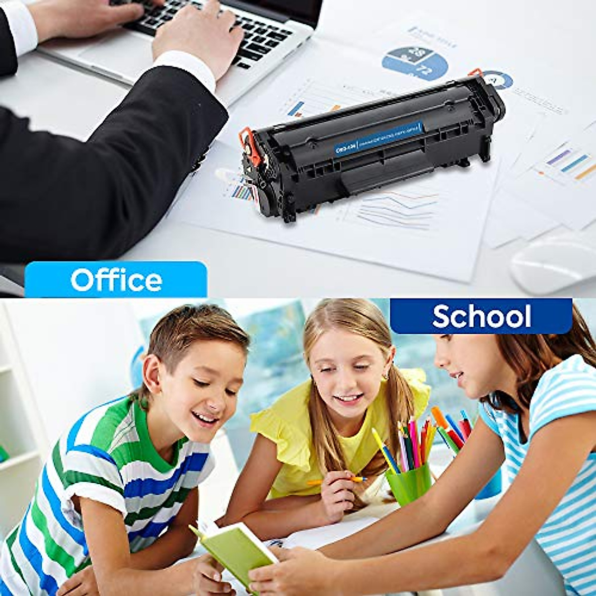 INK E-SALE Compatible Toner Cartridge for Canon 104 CRG 104 FX-10 FX-9 (Black, 2 Pack), for use with Canon ImageClass D420 D480 D450 MF4150 MF4350d MF4370dn MF4270 MF4380dn MF4100 Printer