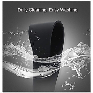 2-Pack Silicone Razor Case, Portable Soft Shaver Cover Bag Protector, Safety Waterproof Travel Razor Carrying Case (Blue+Grey)