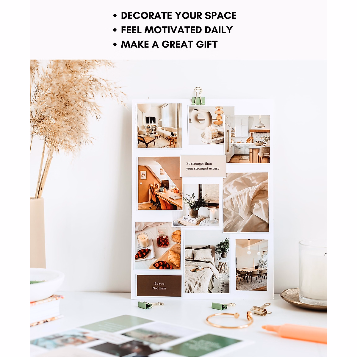 Vision Board Book 2.0 - 800+ New and Improved Vision Board Pictures and Quotes for Vision Board Kit, Visualize, Inspire and Create Life Goals, Magazine for Vision Board Clip Art and Collage Book