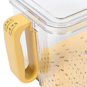 Box Food Containers Kitchen Fresh Container Fridge Toast Canister Toast Containers for Fridge Bread Storage Keeper Fridge Sealing Case Bread Holder Fruit Plastic Kitchen Supplies