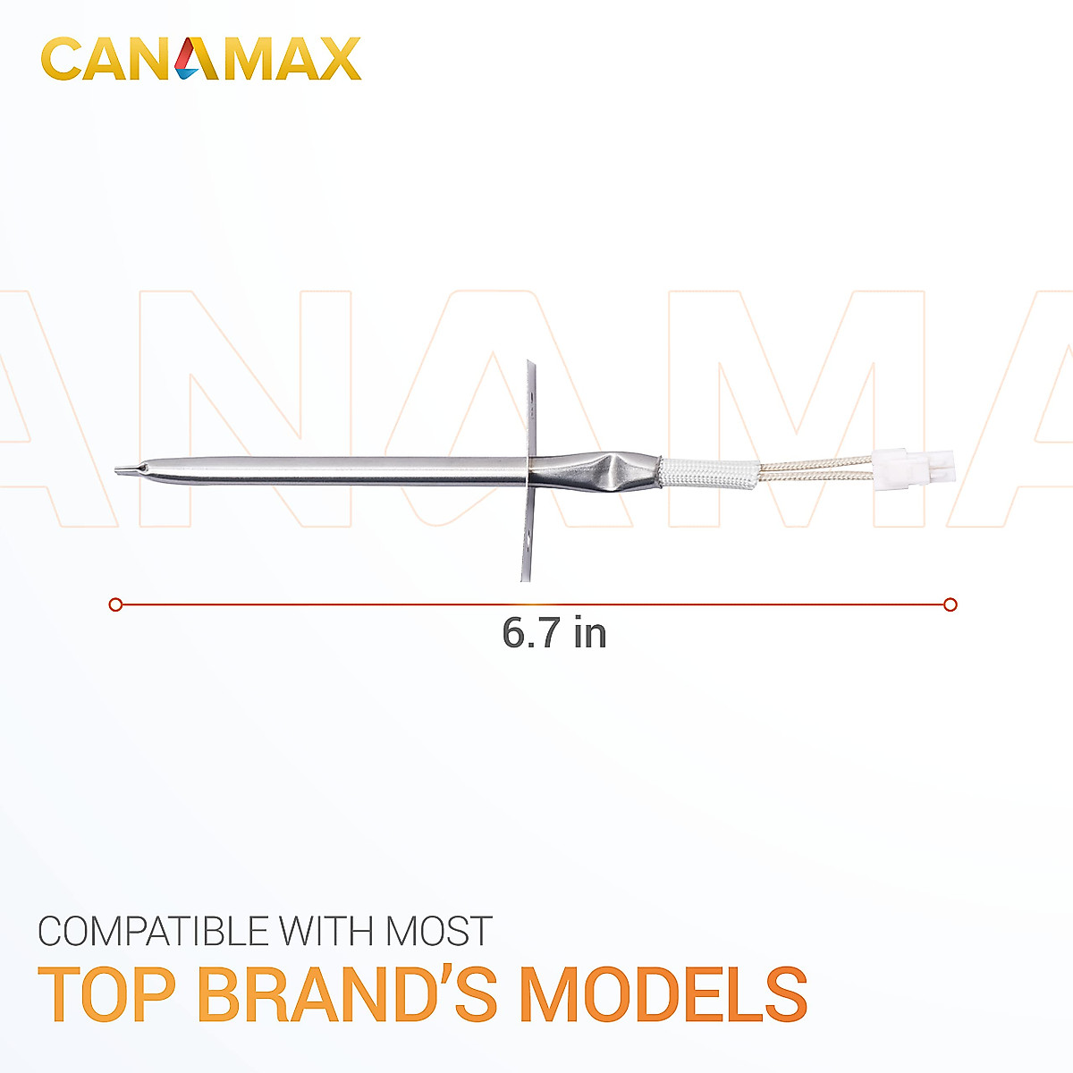 Canamax W10131825 Oven Temperature Sensor - Compatible with Whirlpool Maytag KitchenAid - Replaces WPW10131825 4455636 WPW10131825VP PS11748765
