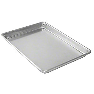 Tiger Chef 1/2 Half Size 18 x 13 inch Aluminum Sheet Pan Commercial Bakery Equipment Cake Pans NSF Approved 19 Gauge 1 Pack