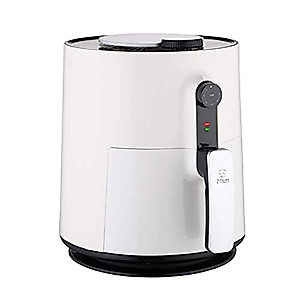 Oil Free Air Fryer Oven, French Fries Large Toaster Oven Turbo Broiler For Onion Rings, Electric Food Warmers Fryers With Basket, Convection Ovens (Color : White) Useful (White) (White)
