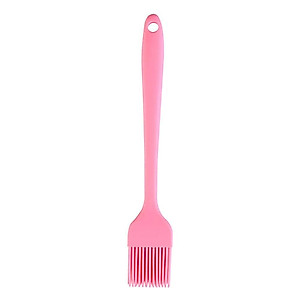 Silicone Basting Brush - Heat Resistant Pastry Baking Bread Cake Oil Butter Brushes for BBQ Grill Kitchen Brush Meat Sauce Marinades(pink)