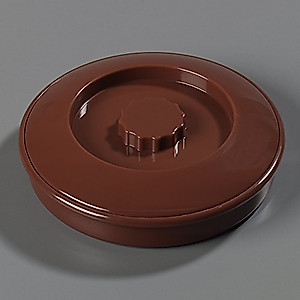 Carlisle FoodService Products 047528 Stackable Tortilla Server w/Lid, 7-1/4" / 2", Lennox Brown