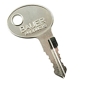 AP Products 013-689958 Bauer RV 900-Series Double-Cut Replacement Key - #958, Pack of 5, Silver