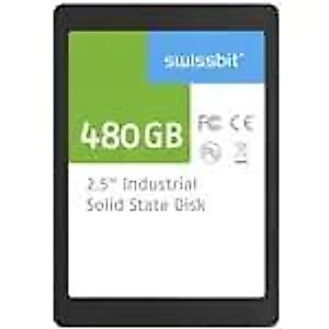 Swissbit SFSA480GQ1AA4TO-I-OC-226-STD, Solid State Drive, Industrial SATA SSD 2.5", X-60, 480 GB, MLC Flash, -40 C to +85 C