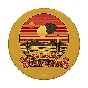 Star Wars Tatooine Sunset Logo PopSockets Grip and Stand for Phones and Tablets