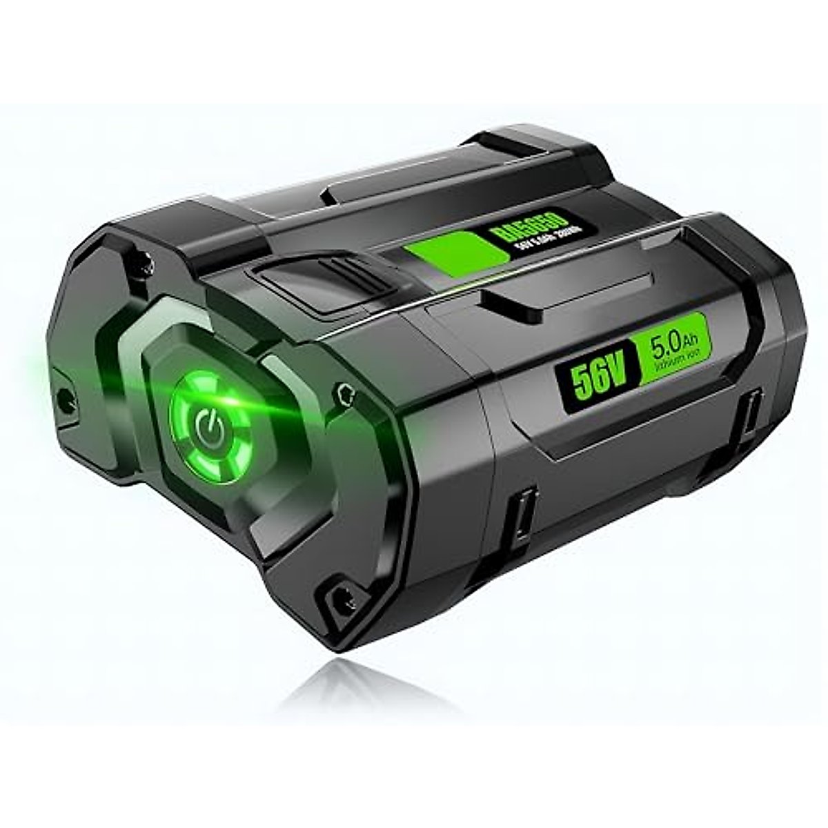 POWITEC 【3rd Generation】 56V 5.0Ah Replacement Battery for EGO 56V Battery BA2800 BA4200 Lithium Ion Battery Compatible with EGO Power+ Cordless Tool Battery Pack