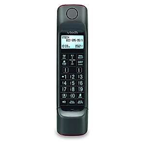 VTECH VS122-16 Retro-Design DECT 6.0 Cordless Phone: Bluetooth Connect to Cell, Call Blocker, Answering System, Full-Duplex Speakerphone, Up to 1000 Phonebook Contacts & 1000 Call Block Entries