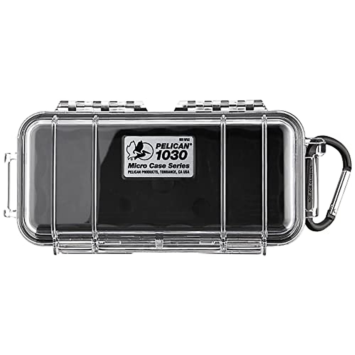 Pelican 1030 Micro Case (Black/Clear)