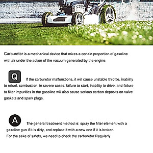 Czsmbt 20-853-33-S Carburetor Replacement for Kohler SV Series SV470 SV471 SV480 SV530 SV540 SV541 SV590 SV591 SV600 SV601 SV610 SV620 15HP 17HP 18HP 19HP Engines Lawn Mower Tractor Tune-Up Kit