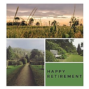 Happy Retirement Guest Book (Hardcover): Guestbook for retirement, message book, memory book, keepsake, retirement book to sign