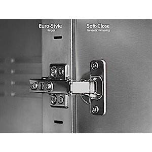 NewAge Products Inc. Outdoor Kitchen Classic 64" W x 24" D 3 Piece Set, Stainless Steel, 65067