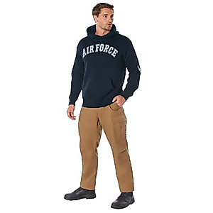 Rothco Embroidered Pullover Hoodies - Military Branch (US, Alpha, Large, Regular, Regular, Blue, Air Force)