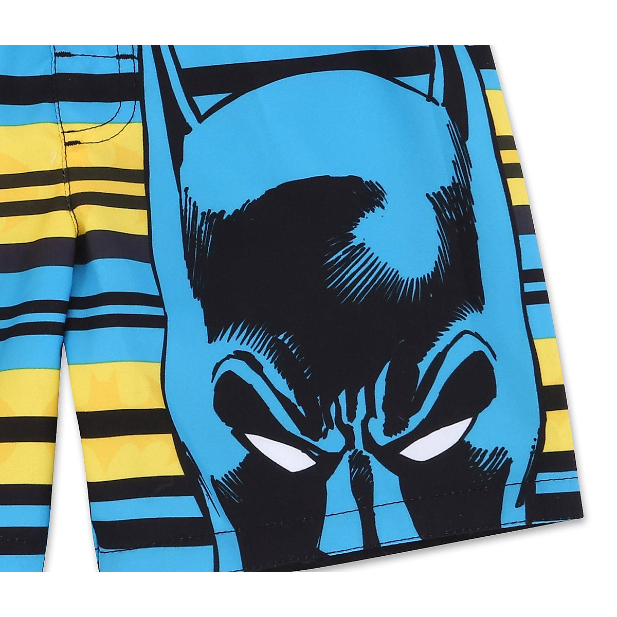 Warner Bros. Justice League Batman Toddler Boys Swim Bathing Suit Yellow/Blue 2T
