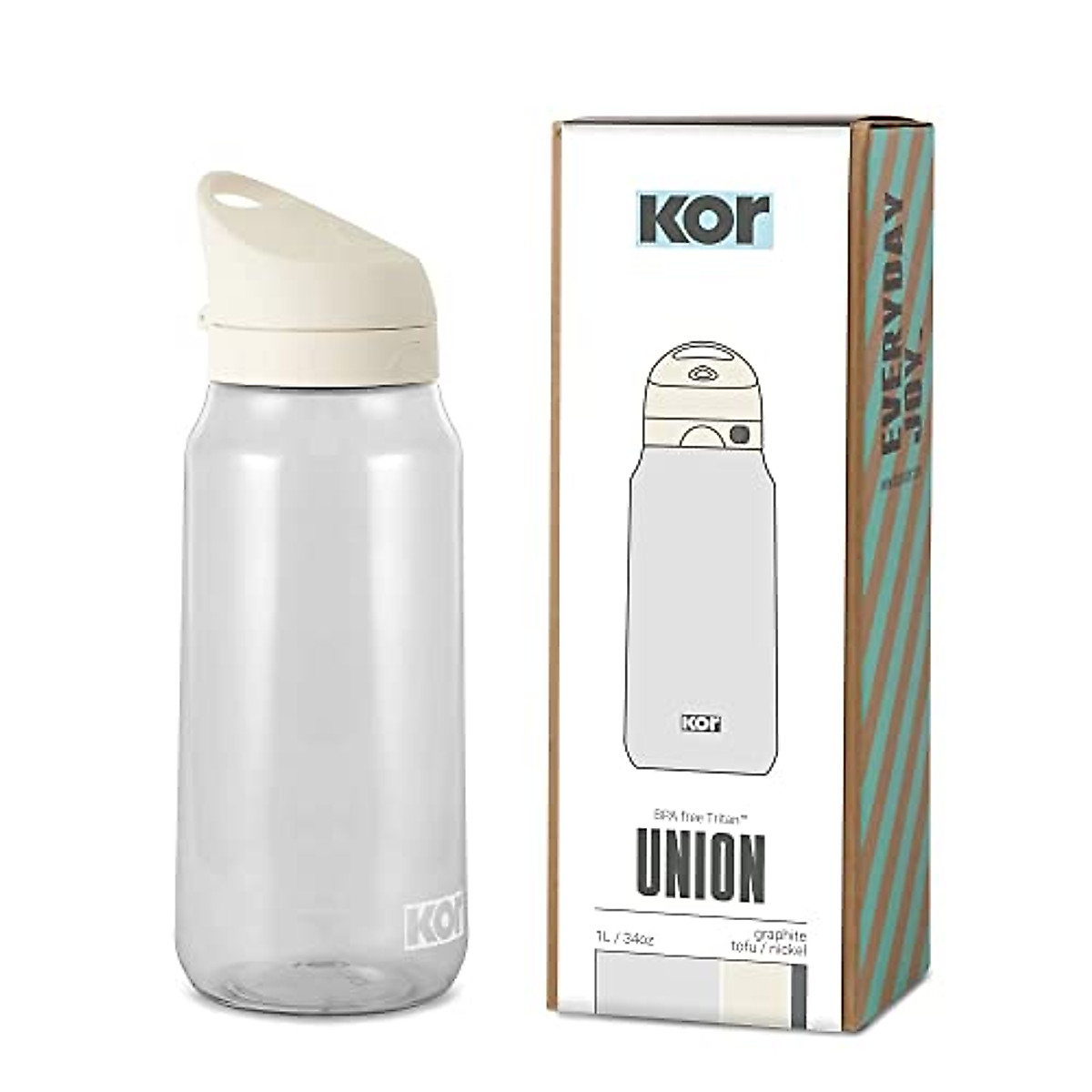 KOR Union - 34oz Graphite Body with Tofu and Nickel Lid