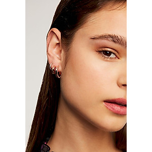 Ted Baker Seenita Nano Hoop Huggie Earrings - Rose Gold, Gold or Silver Tone Options