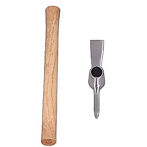 DAUERHAFT Hand Tiller, Convenient Hoe Garden Tool with Hardwood Handle, Easy to Use Stainless Steel Hand Cultivator, Digging Weeding for Storage and Use