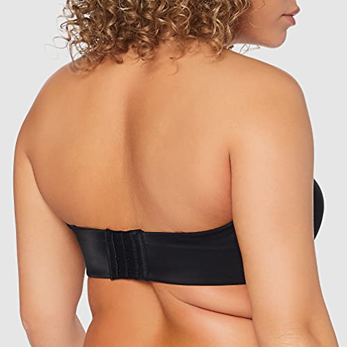 Lilyette by Bali Women's Tailored Strapless Minimzer Bra #939, Black, 38DD