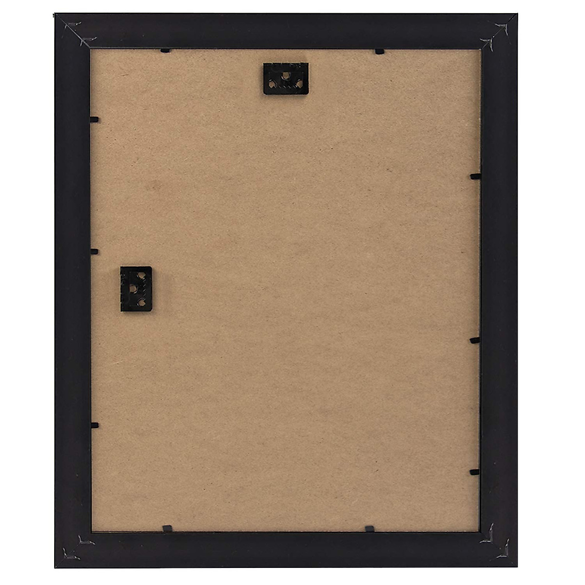 Golden State Art, 11x14 Photo Frame with Mat for Pictures 8x10 and Real Glass (Dark Gold Brown & Bronze Pewter Panel with White Color Mat, 1.25 Inch Frame Border)