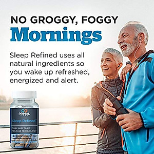 Primal Labs Sleep Refined Time-Release Tablets. Supports Deep, Restful Sleep. Extra Strength Sleep Aid Helps You Fall Asleep & Helps Keep You Asleep. Contains Melatonin, L-Theanine & Venetron