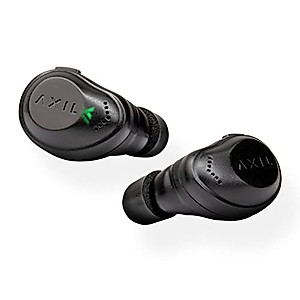 AXIL XCOR Wireless Earbuds Bluetooth — Digital HearPRO Buds with Touch Control — Bluetooth Enhancement — Hearing Protection — Dust & Water Resistant — Wind Resistant True Wireless Earbuds