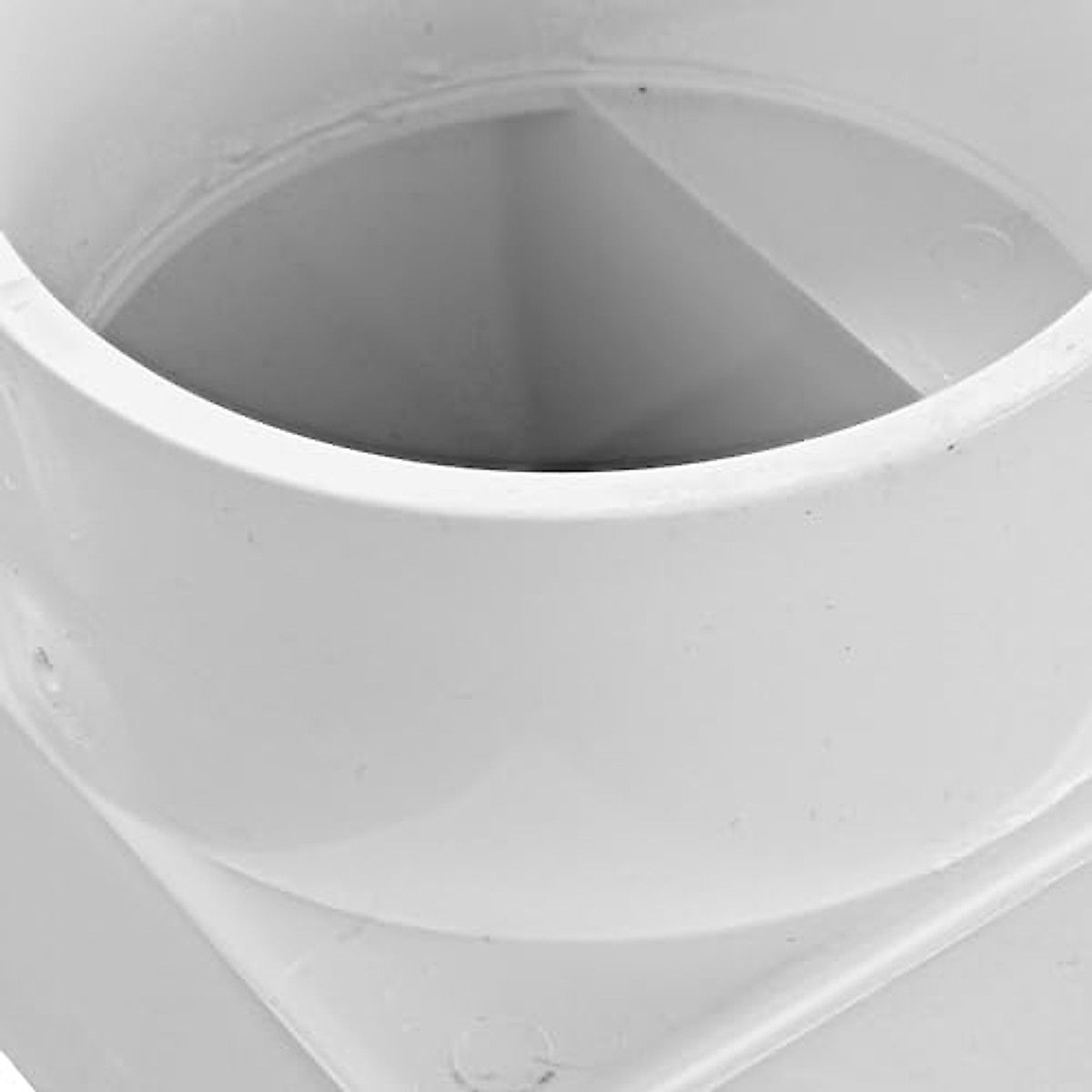 NDS 903 Styrene Downspout Adapter, 2-Inch by 3-Inch by 3-Inch, White Solvent