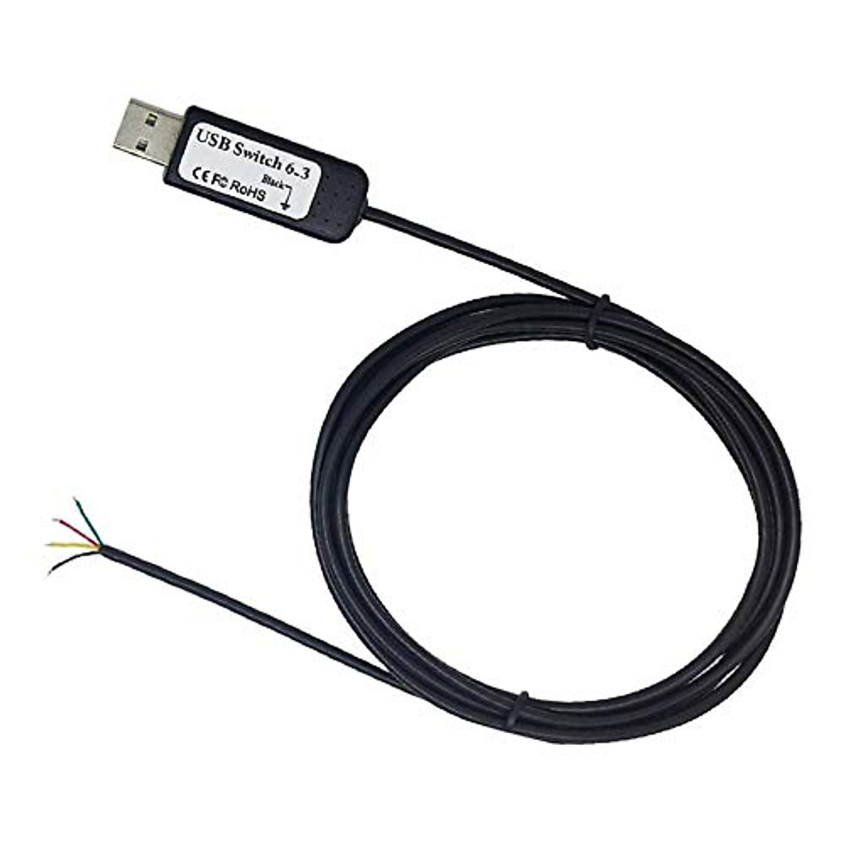 USB Switch Cable 7 to 6PCS Different Pedals DIY USBSWITCH6-6