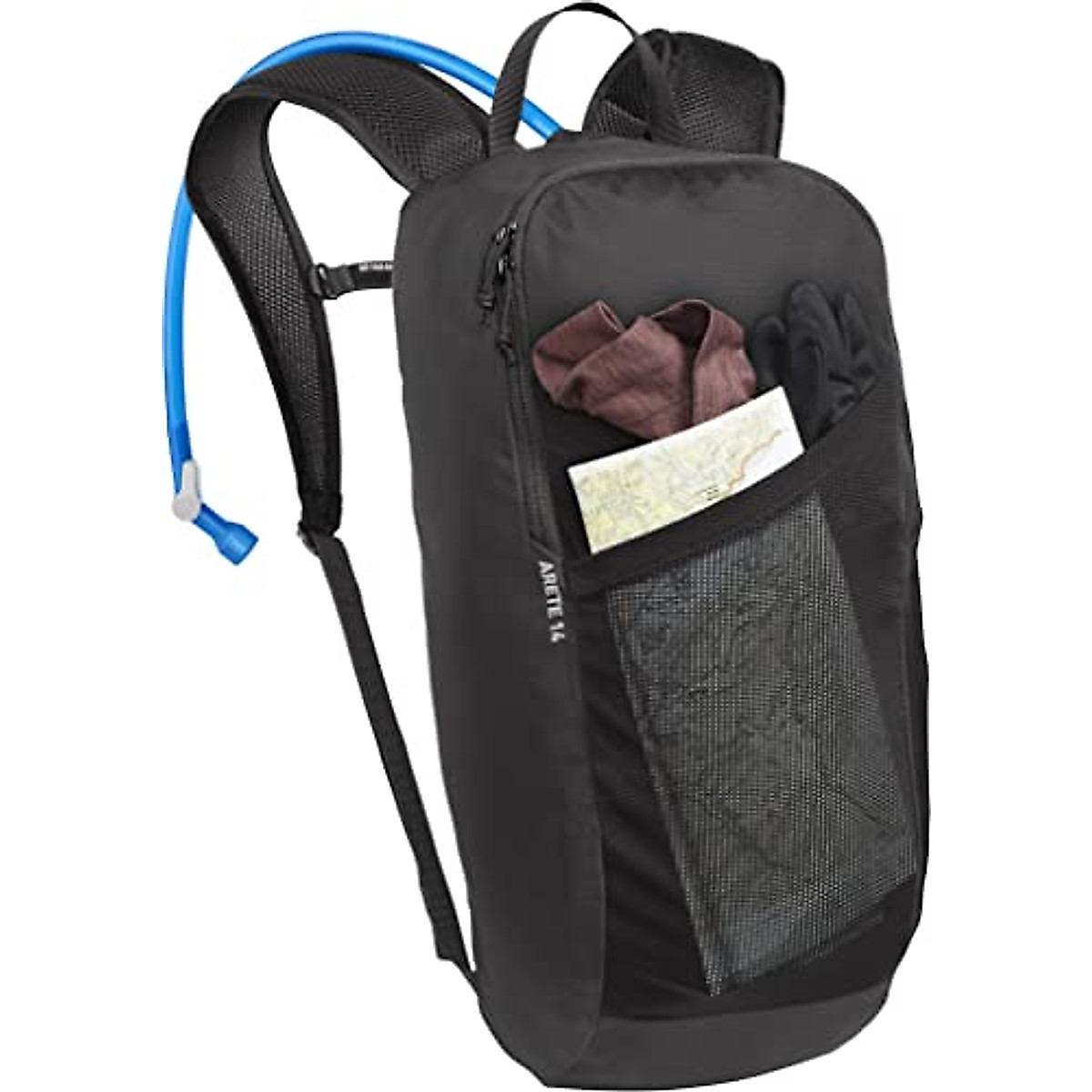CamelBak Arete 14 Hydration Backpack, 50oz, Black/Reflective