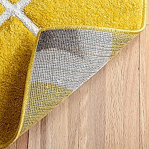 nuLOOM Gabriela Contemporary Area Rug, 7' 6" x 9' 6", Sunflower