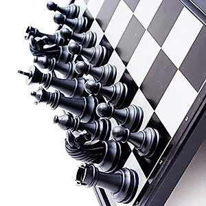 Multipurpose Go Magnetic Travel Chess Set with Folding Chess Board Educational Toys for Kids and Adults (12.6")