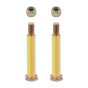 Huarntwo Replacement Wheel Shoulder Bolts and Lock Nuts for 137644 184218 184219 193406 532137644 738-3056 938-3056 73930600(2 Pack)