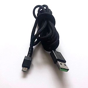 USB Charging Cable for Razer Naga Pro 20000 DPI & DeathAdder V2 pro & Razer Basilisk & Razer Viper Ultimate Hyperspeed Lightest Wireless Gaming Mouse (Black)