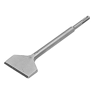 SDS Plus Chisel, Wide Tile Thinset Chisel Air Hammer Bits Wall Floor Scraper Round Shank Demolition Hammer Demolition Hammer 3in X 10in