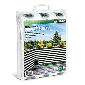 IdeaWorks New Deck & Fence Privacy Durable Waterproof Netting Screen with Grommets and Reinforced Seams (Green)