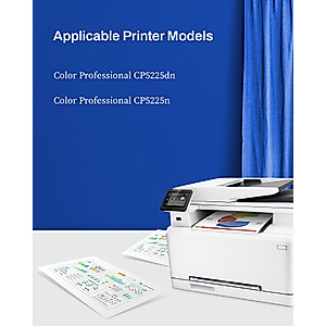 4 Pack (1BK+1C+1Y+1M) 307A | CE740A CE741A CE742A CE743A Remanufactured Toner Cartridge Replacement for HP Color Professional CP5225 CP5225n CP5225dn Printer -by Leadyink