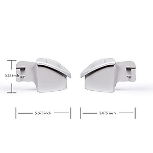 White ，240534701 Door Bar Rack Compatible with Frigidaire or Kenmore Refrigerator，PS734936, AP3214631, 948952