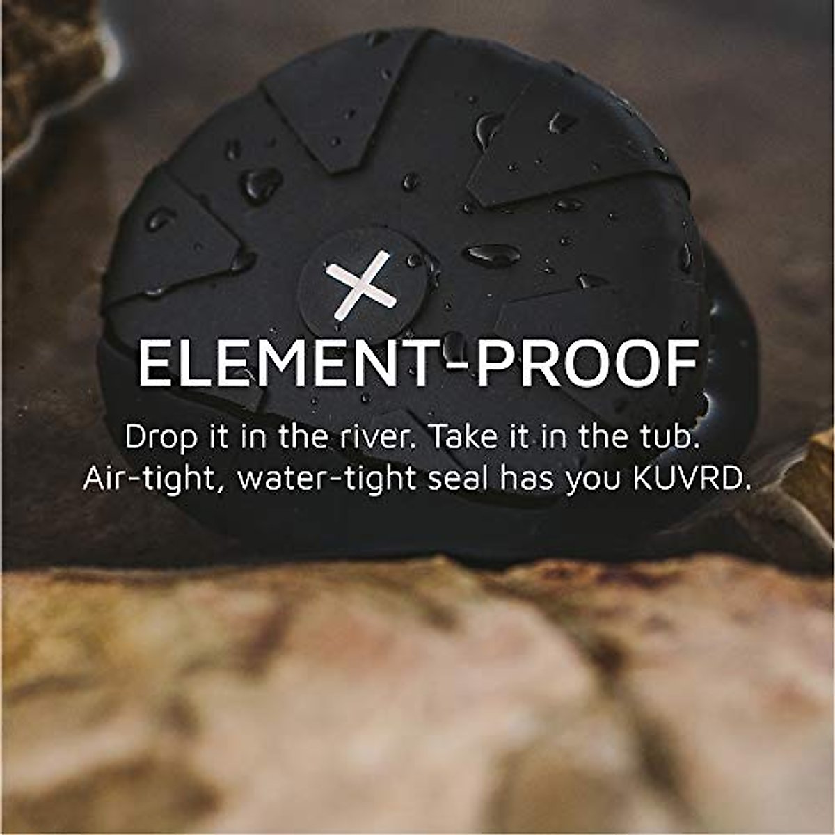 KUVRD Universal Lens Cap 2.0 - Fits 99% DSLR Lenses, Element Proof, Lifetime Coverage, Magnum, 2-Pack