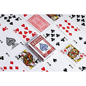 Maverick Playing Cards, Standard Index, Red and Blue, 12 Pack